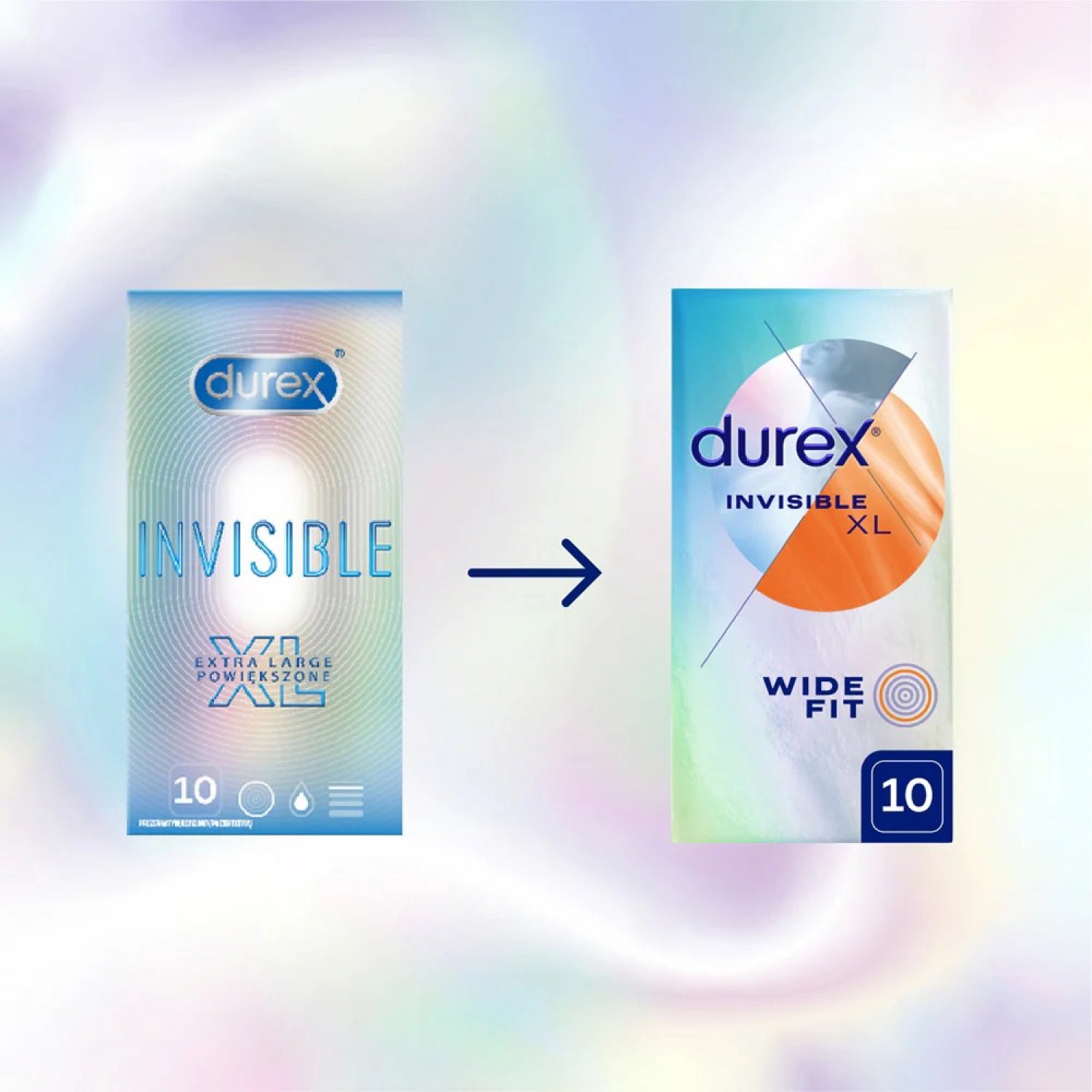 Durex Invisible XL 120 stuks | Postcondooms.nl