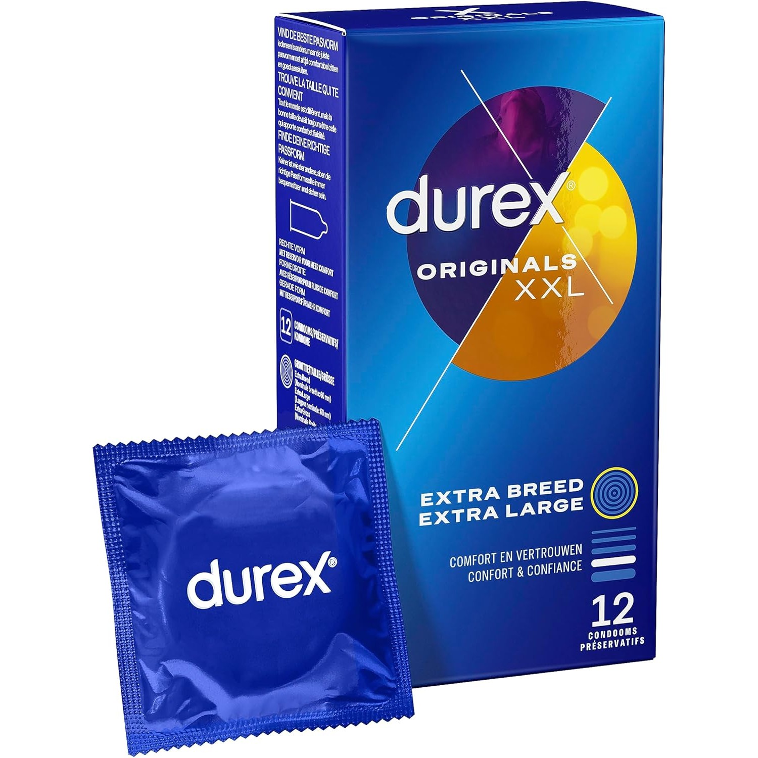 Durex Originals XXL 72 stuks | Postcondooms.nl