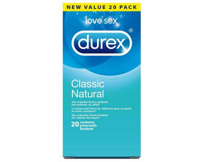 Durex Classic Natural 20 stuks | Postcondooms.nl