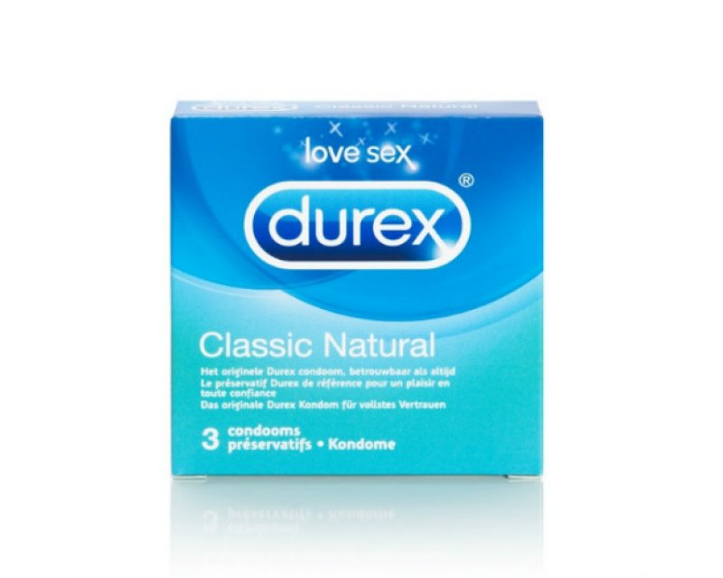 Durex Classic Natural 3 pack NL | Postcondooms.nl