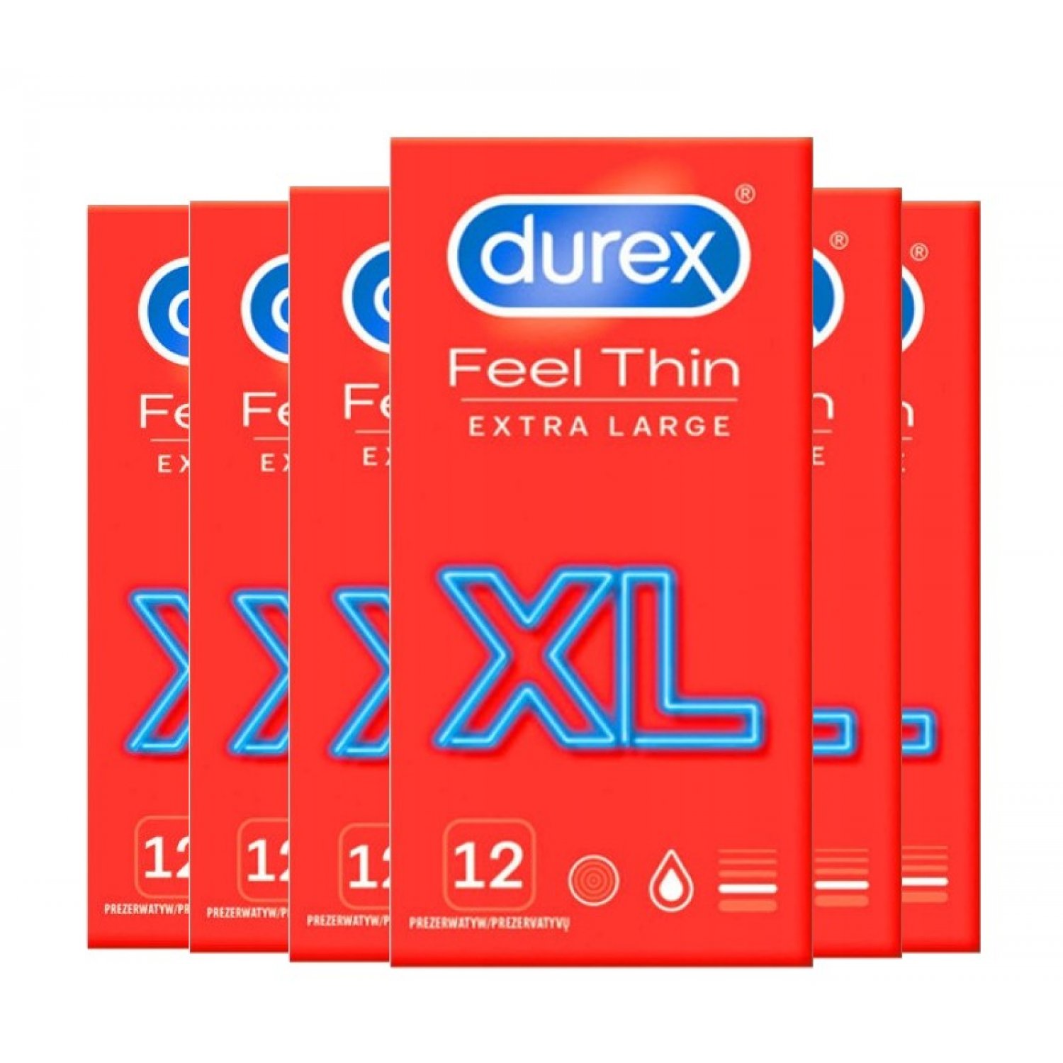 Durex Thin Feel XL 144 stuks | Postcondooms.nl
