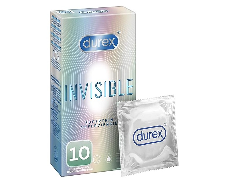 Durex Invisible Superthin 10 stuks | Postcondooms.nl