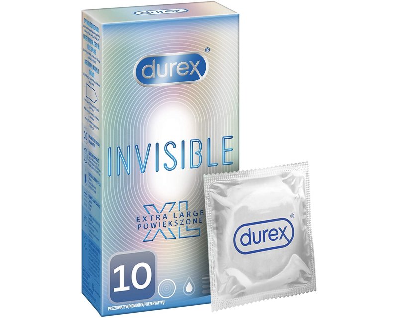 Durex Invisible XL 10 stuks | Postcondooms.nl