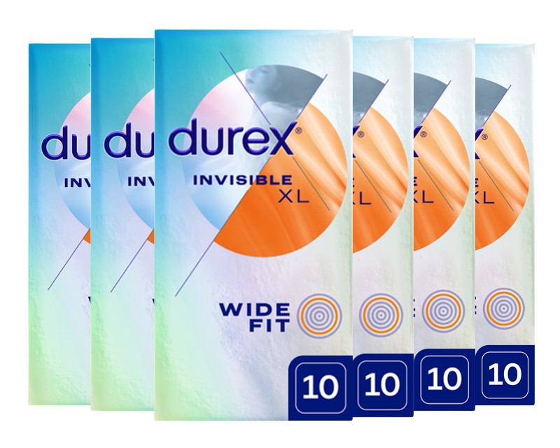 Durex Invisible XL 120 stuks | Postcondooms.nl