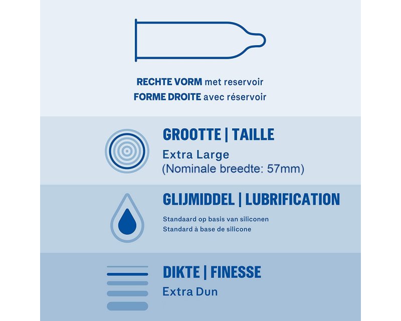 Durex Invisible XL 60 stuks | Postcondooms.nl