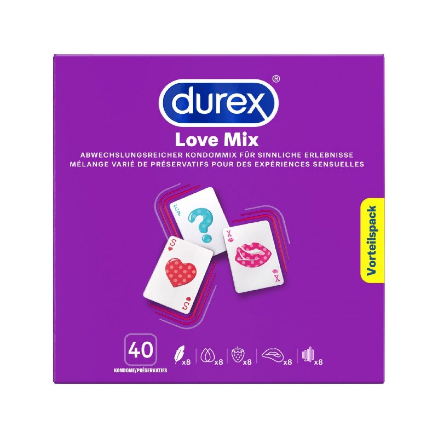 Durex Love Mix 40 stuks | Postcondooms.nl