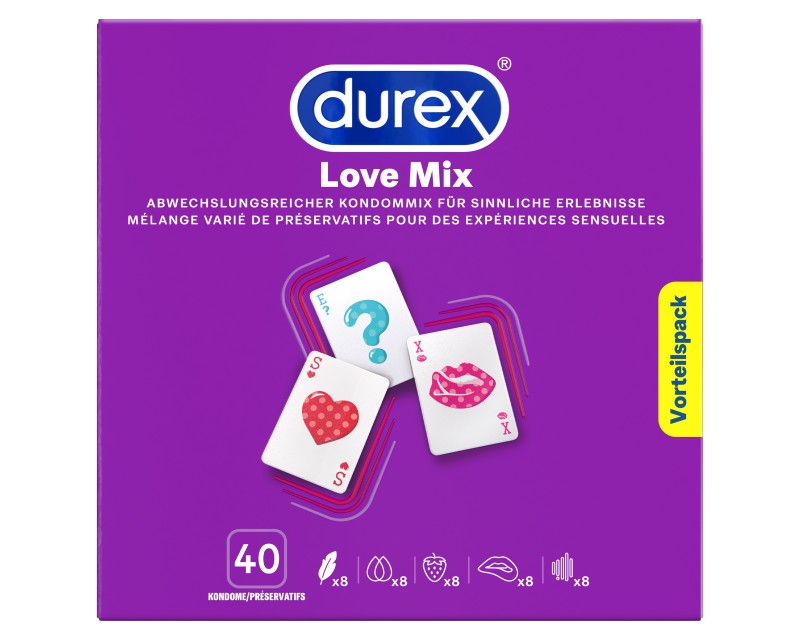 Durex Love Mix 40 stuks | Postcondooms.nl