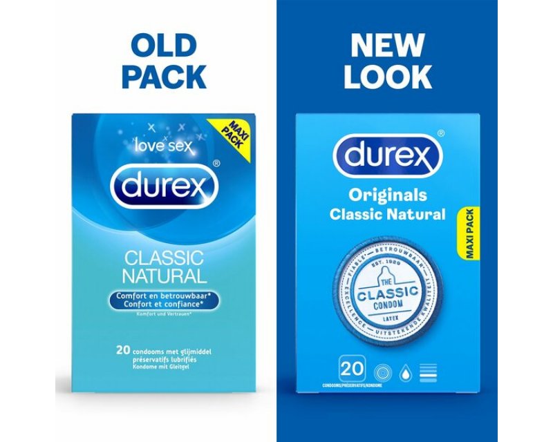 Durex Originals Classic Natural 12 stuks | Postcondooms.nl