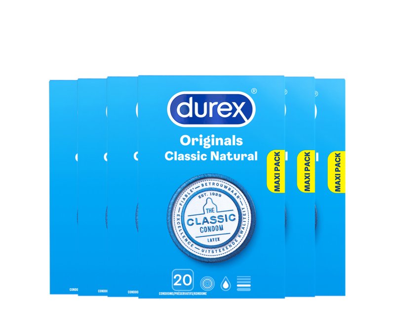Durex Originals Classic Natural 120 stuks | Postcondooms.nl