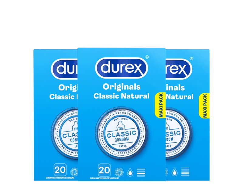 Durex Originals Classic Natural 60 stuks | Postcondooms.nl