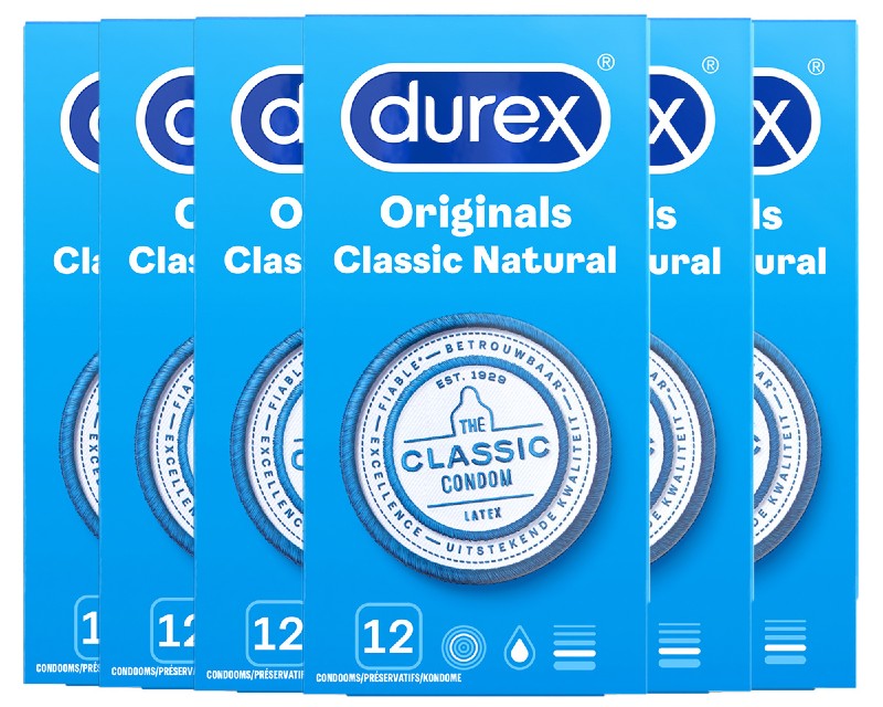 Durex Originals Classic Natural 72 stuks | Postcondooms.nl