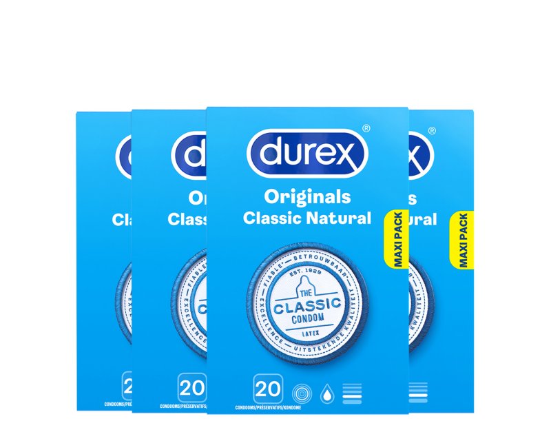 Durex Originals Classic Natural 80 stuks | Postcondooms.nl
