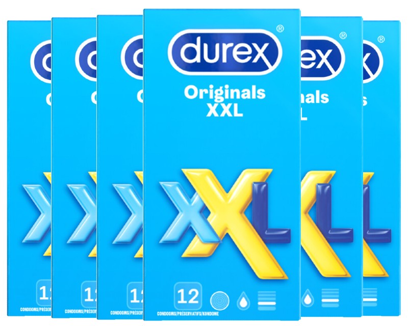 Durex Originals XXL 72 stuks | Postcondooms.nl