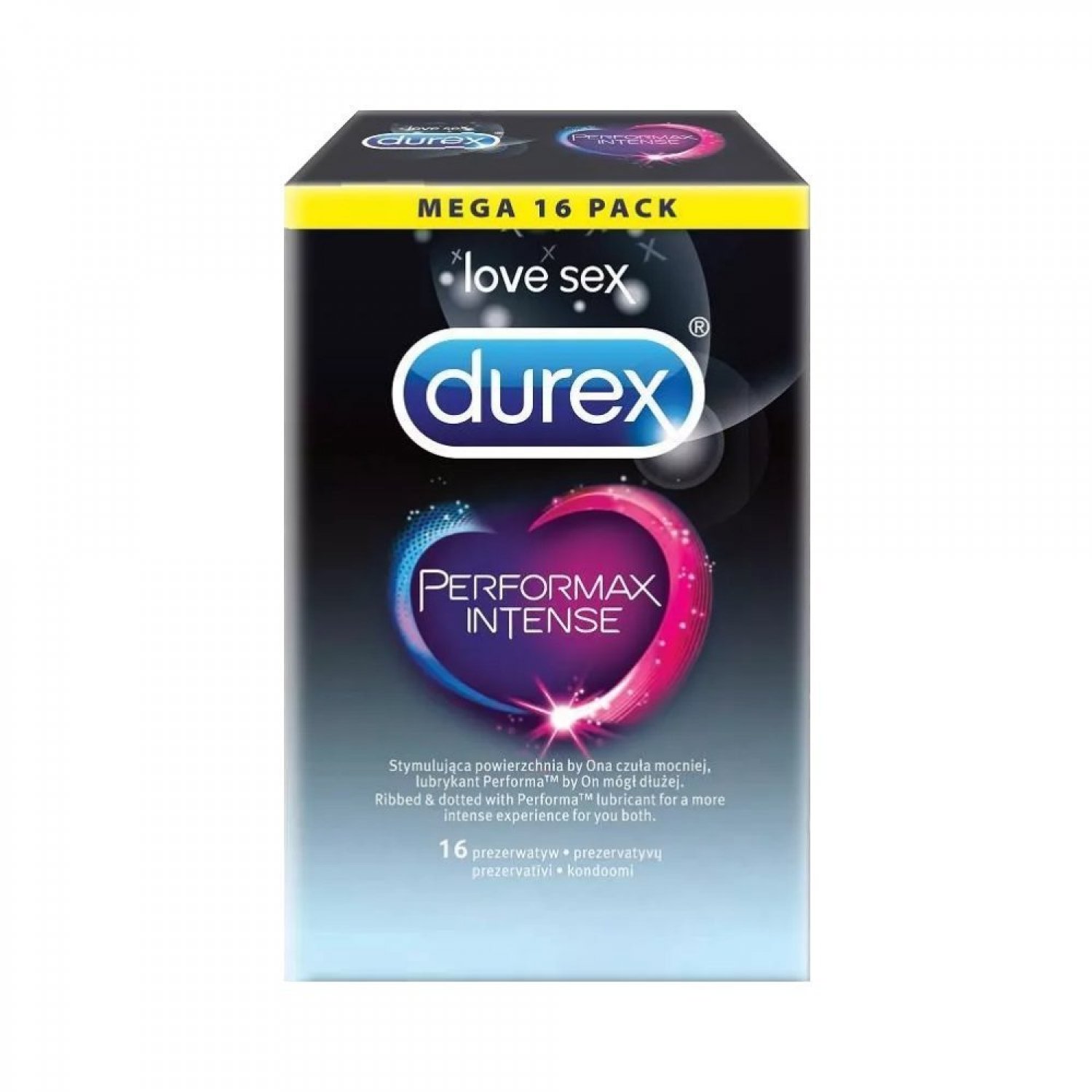 Durex Performax Intense 16 stuks | Postcondooms.nl
