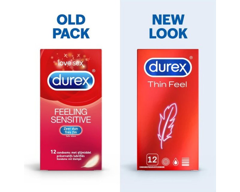 Durex Thin Feel 12 stuks | Postcondooms.nl