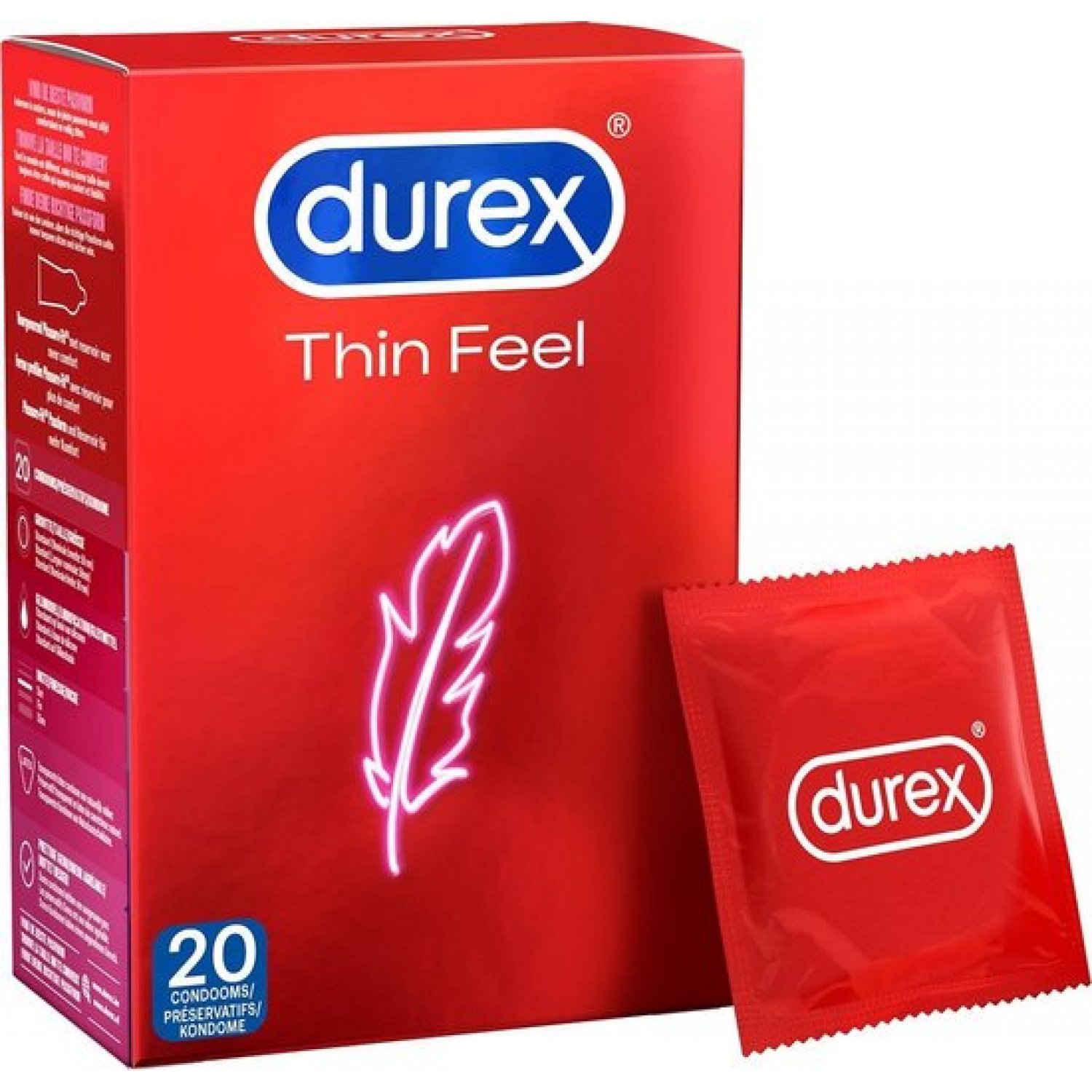 Durex Thin Feel 20 stuks | Postcondooms.nl