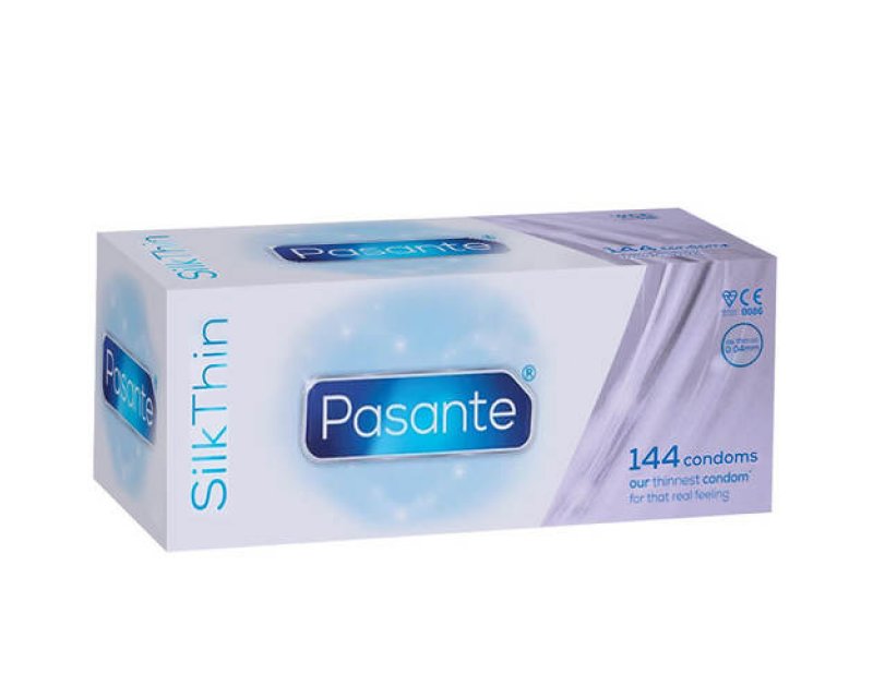 Pasante Silk Thin 144 stuks | Postcondooms.nl