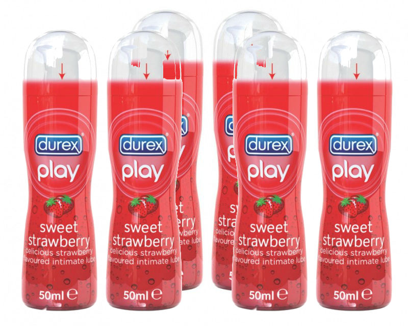 Durex Play Sweet Strawberry 6 x 50ml | Postcondooms.nl