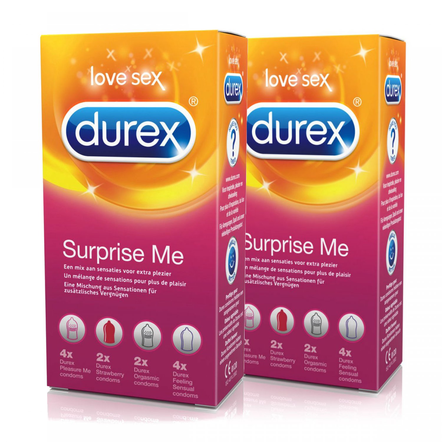 Durex Surprise Me 24 stuks | Postcondooms.nl