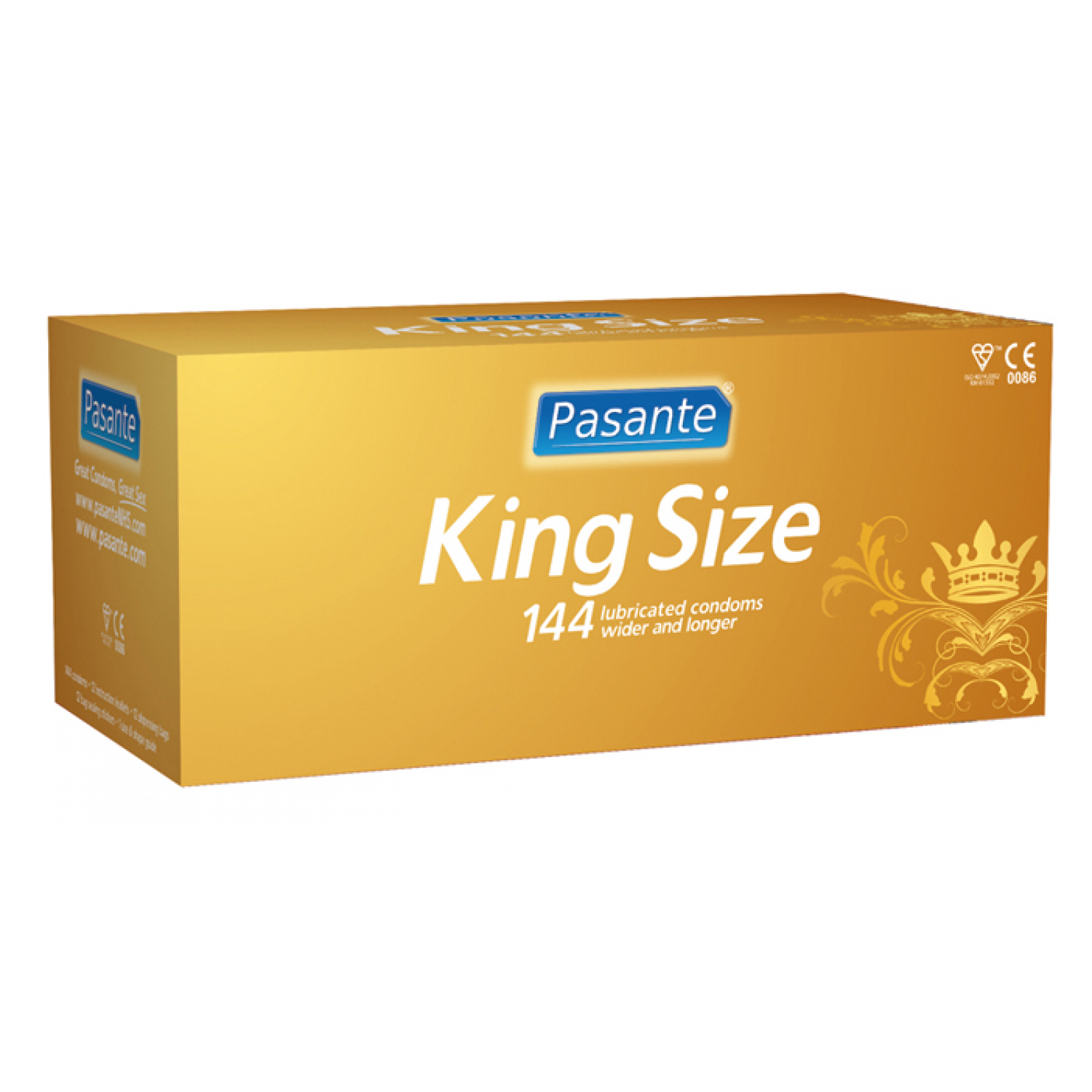 Pasante King Size 144 stuks | Postcondooms.nl