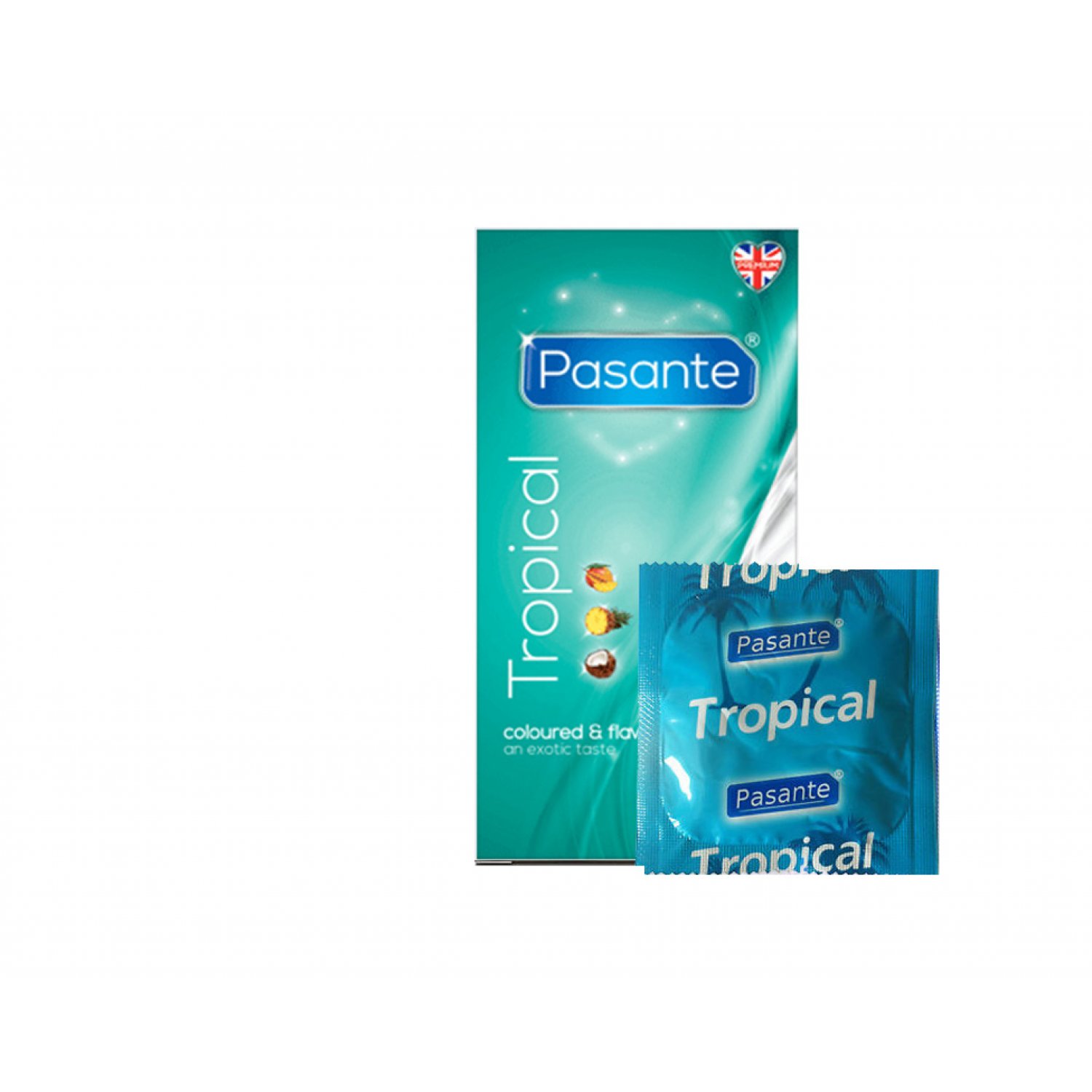 Pasante Tropical 12 stuks | Postcondooms.nl