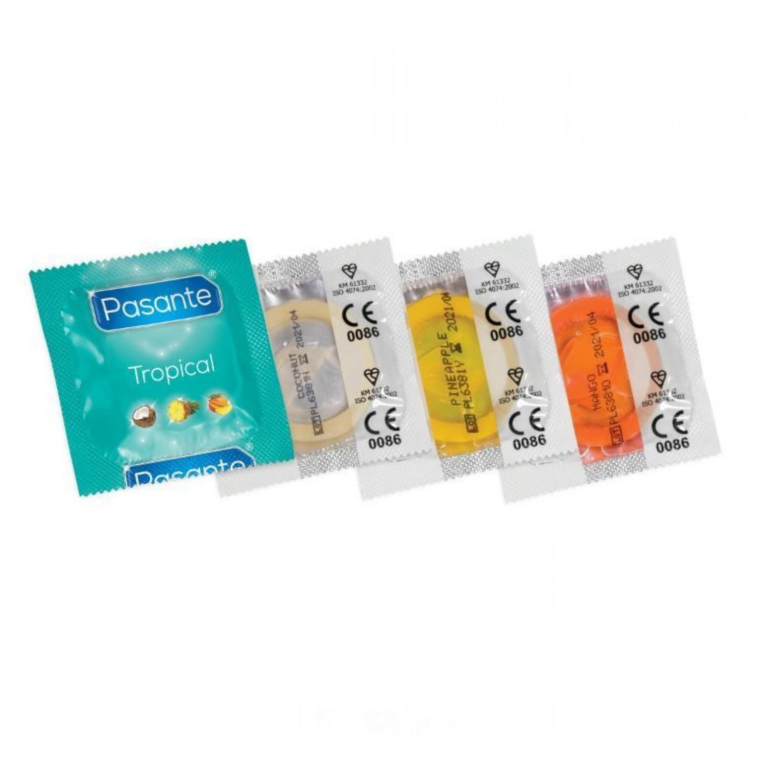 Pasante Tropical 72 stuks | Postcondooms.nl